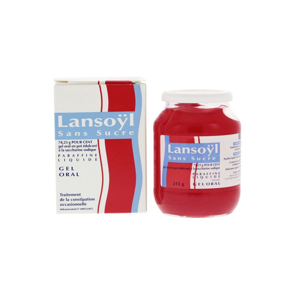 Johnson & Johnson Lansoÿl Paraffine Gel Oral pot de 215g