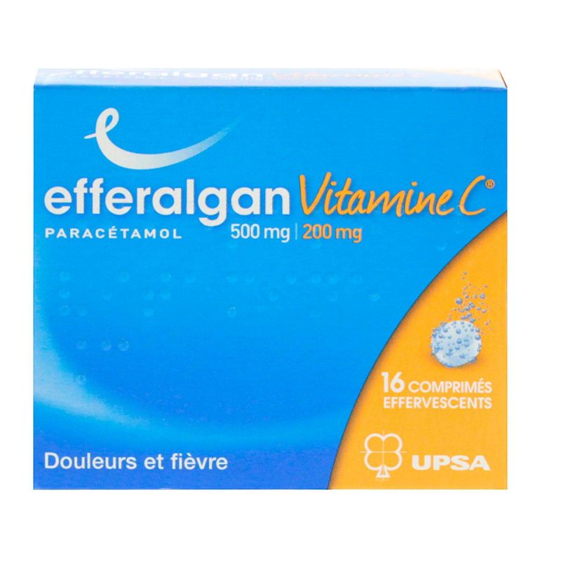 Upsa Efferalgan vitamine C - 16 comprimés effervescents