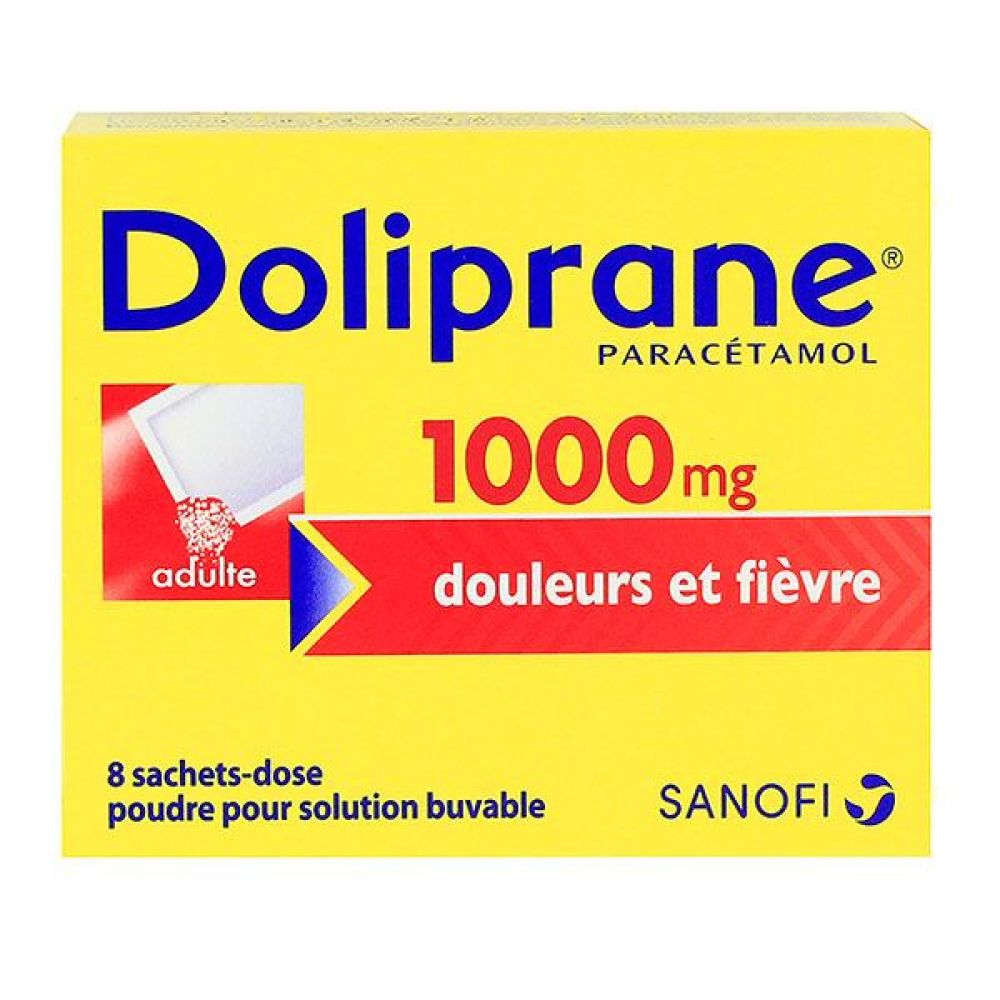 Sanofi Aventis Doliprane 1000mg - 8 sachets