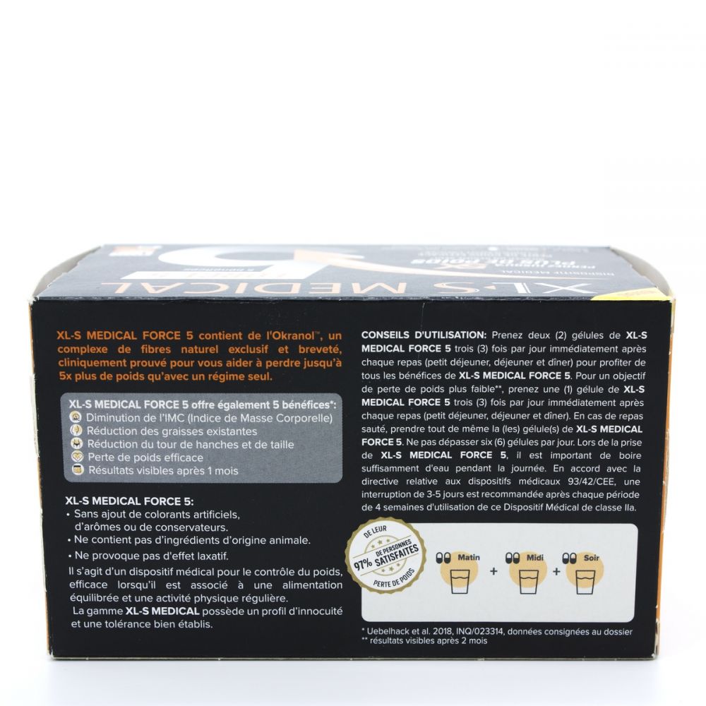 XLS Médical Force 5 - 180 gélules